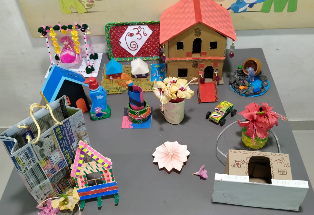 Best out of Waste Project | S. V. Pre School
